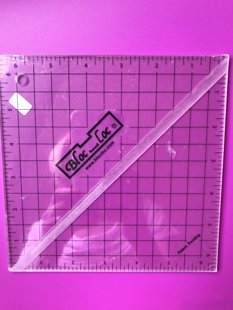 6 1/2" Bloc Loc Half-Square Triangle Ruler – Jack Squares Studio