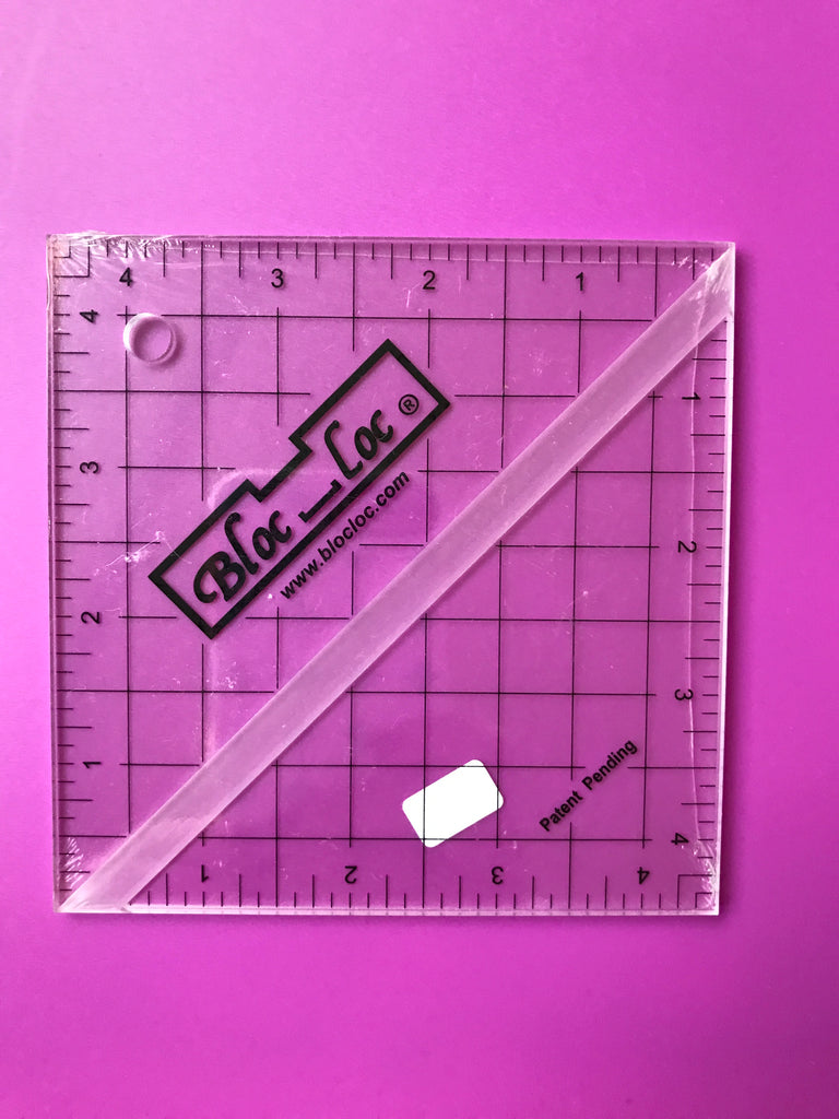 4 1/2" Bloc Loc Half-Square Triangle Ruler – Jack Squares Studio